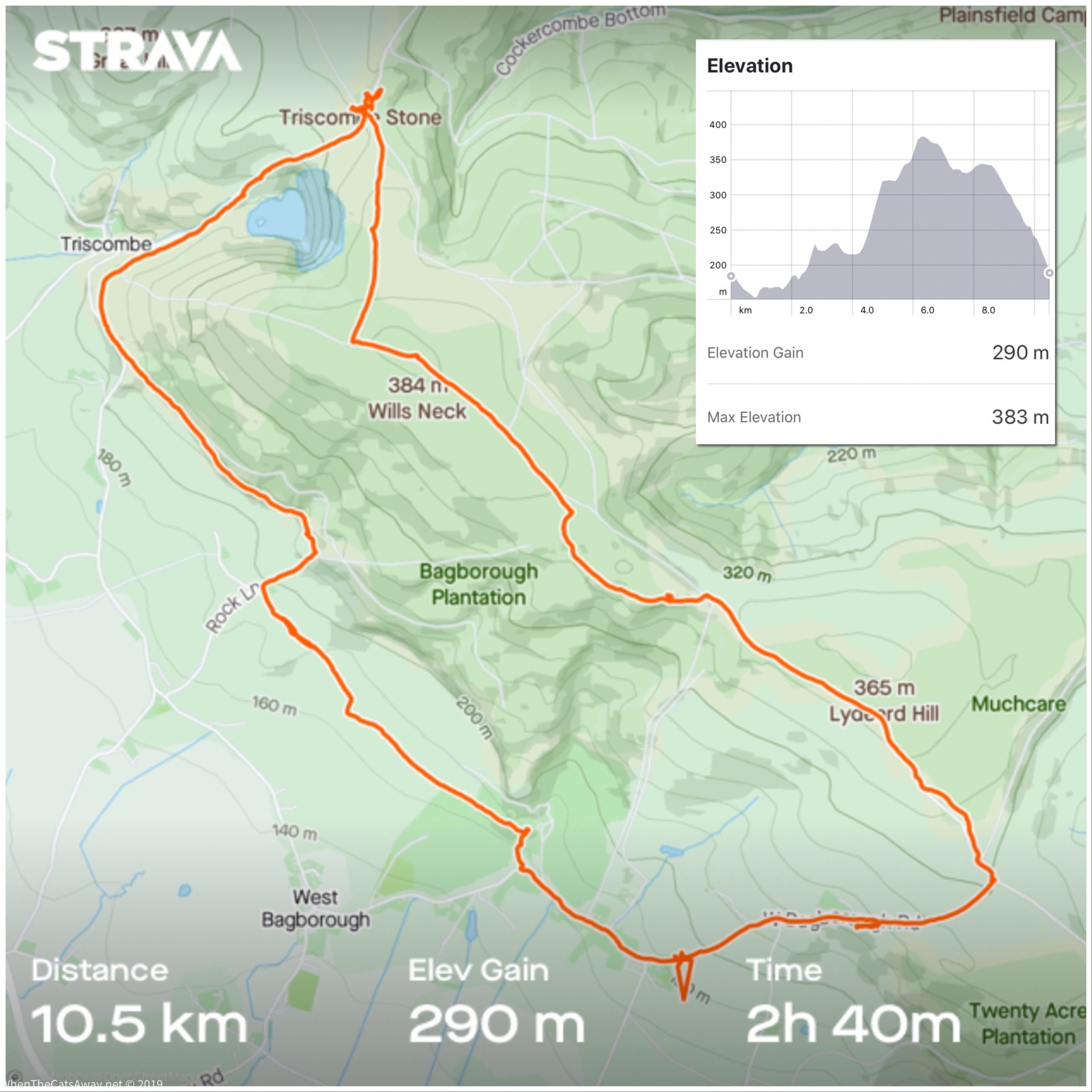 West Bagborough Wanderings: a scenic loop walk to the highest point in ...